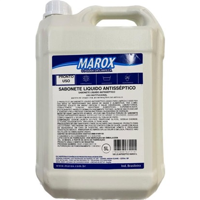 Sabonete Antisséptico 5L 1 UN Marox - Gimba
